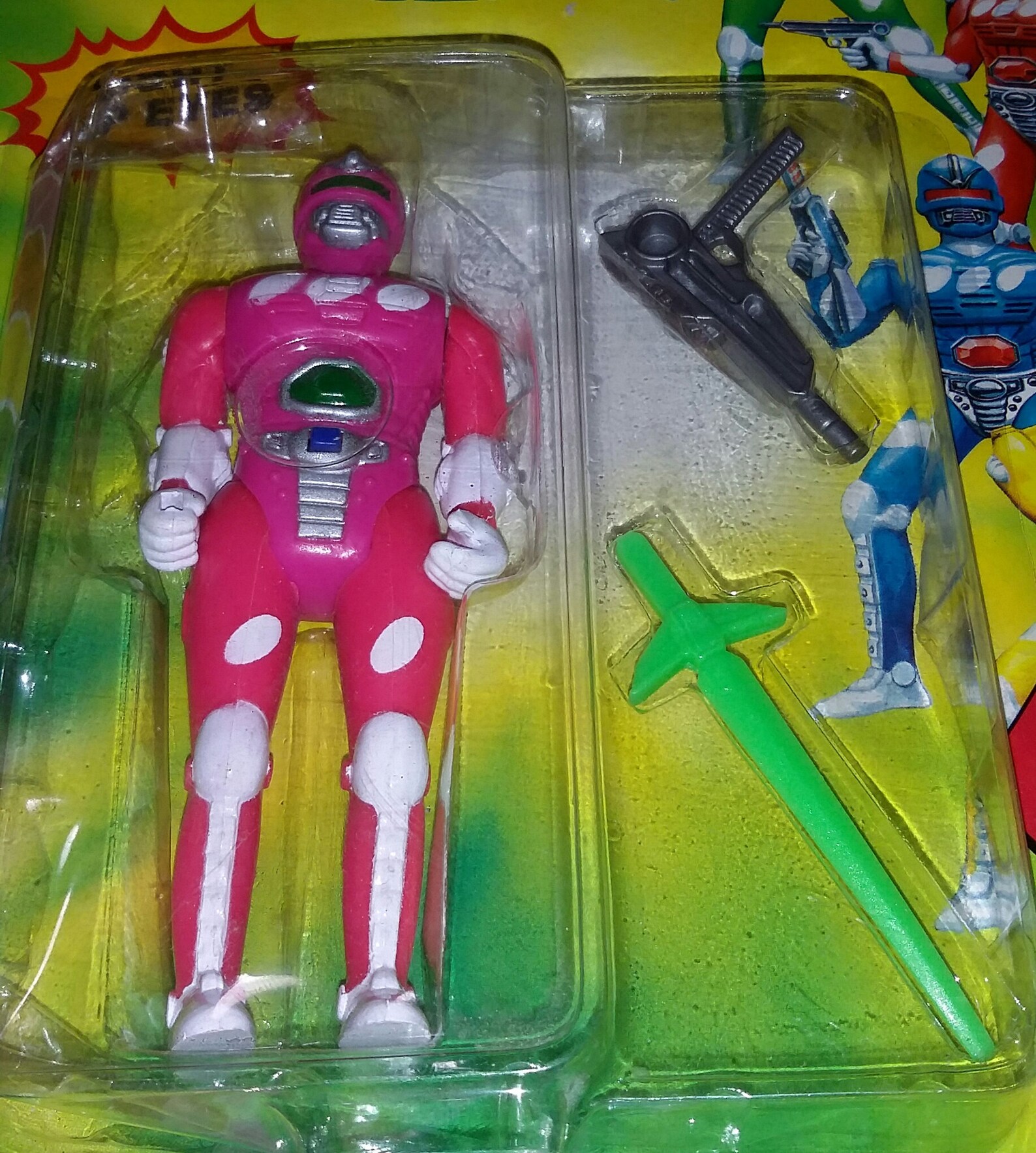 Vintage 1990s Bootleg Super Robotic Pink Power Rangers Figure - Etsy