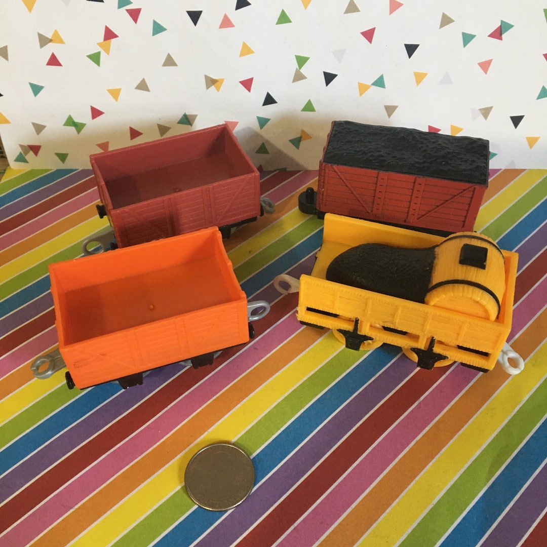 Mattel Thomas the Tank Engine Lot of 4 Train Cars - Etsy