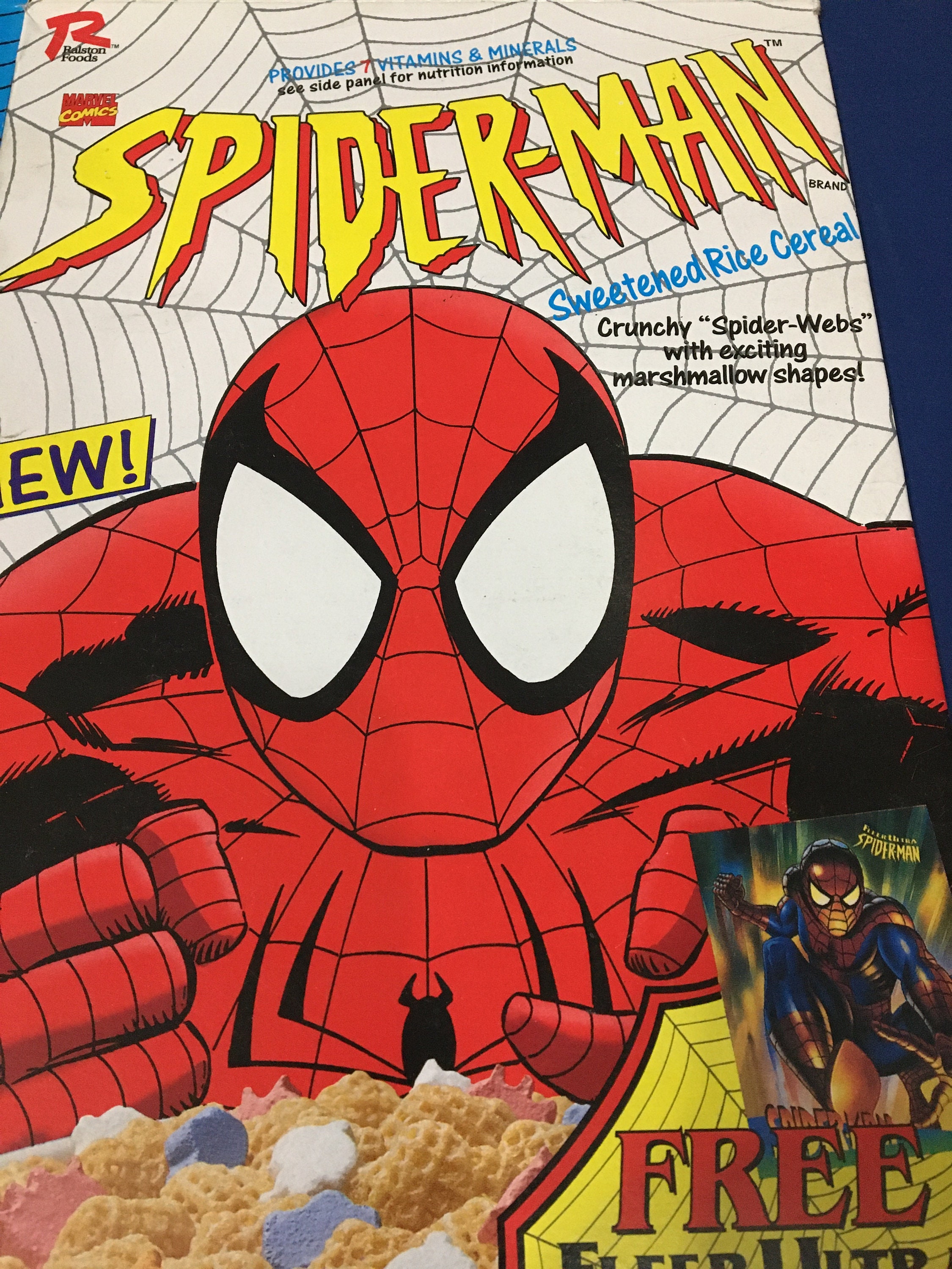 Vintage 1990s Ralston Spiderman Cereal Box | Etsy