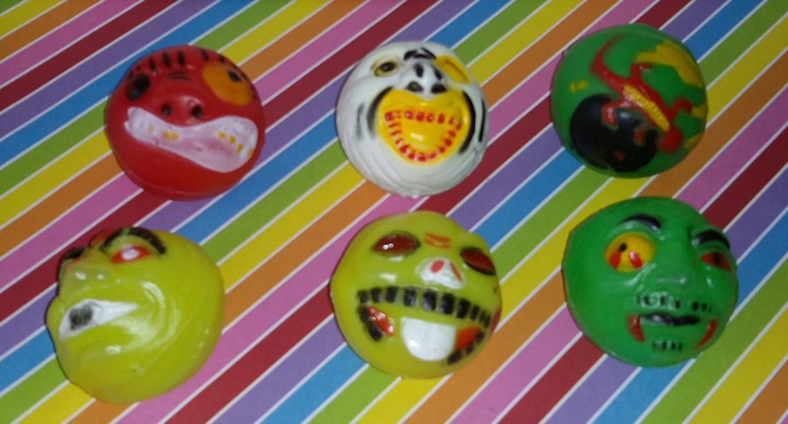 Vintage Lot of 6 1980s Vending Machine Bootleg Madballs Toys - Etsy