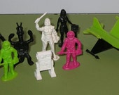 Vintage Group of 2 Tim Mee Space Figures - Etsy
