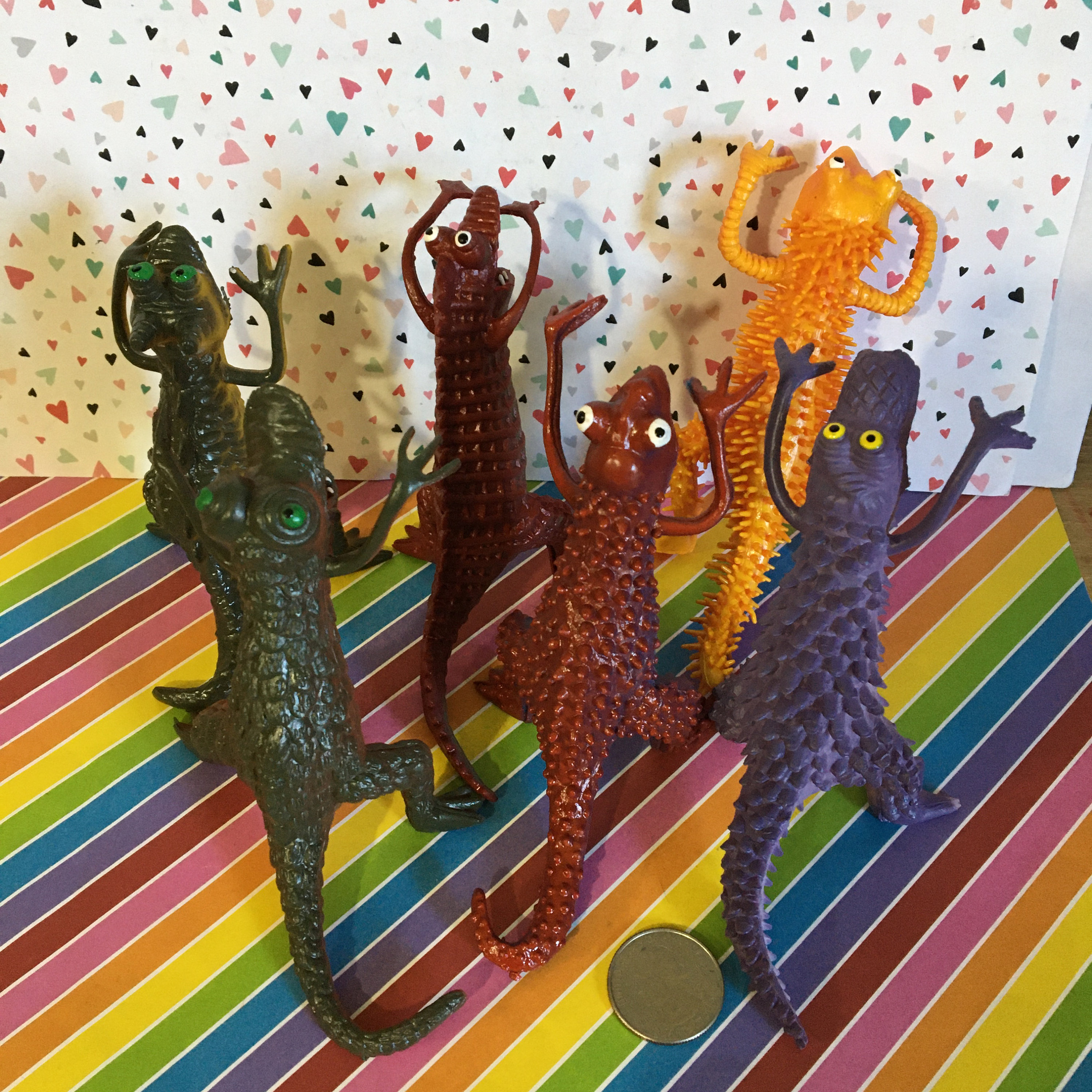 Set of 6 Rubber Monster Ugly Wugglies Figures - Etsy