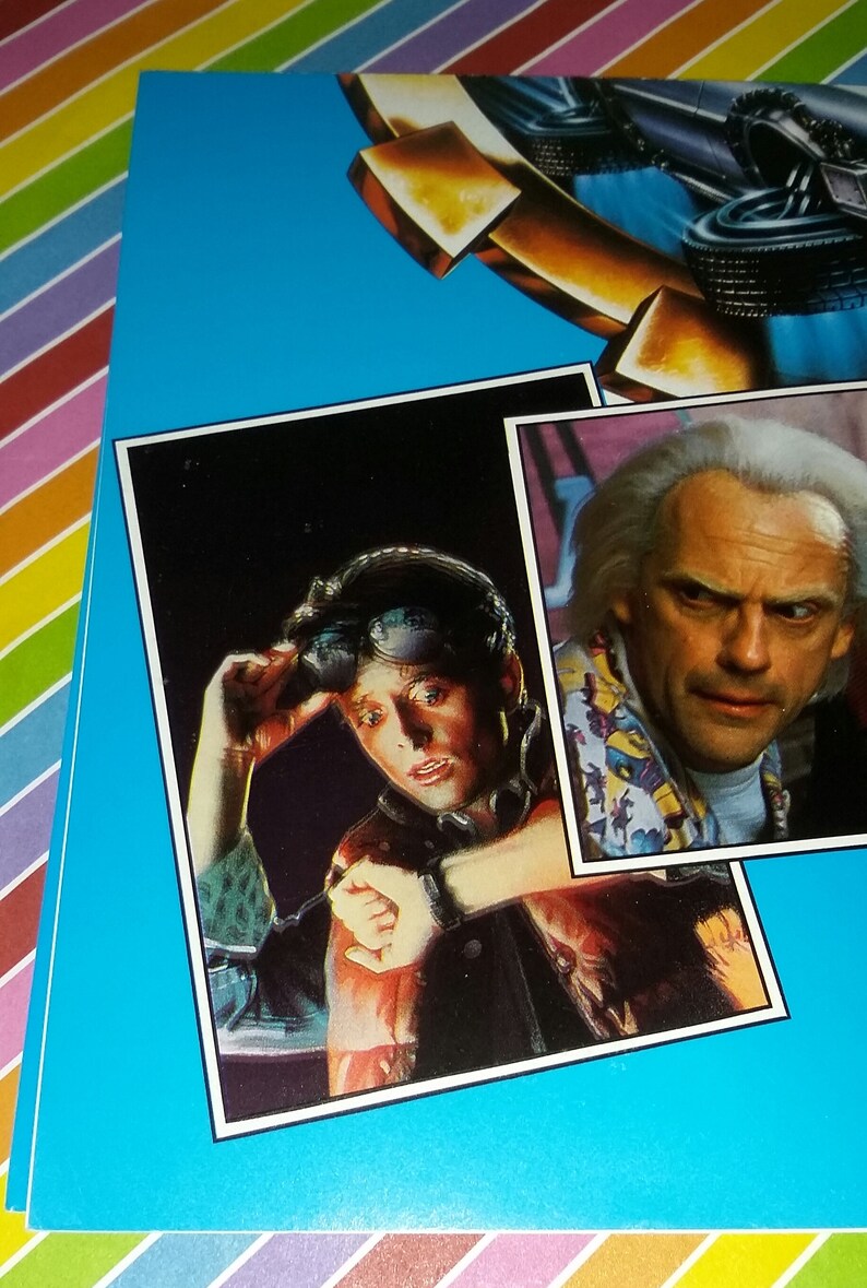Vintage 1989 Topps Back to the Future II Promotional Cards - Etsy