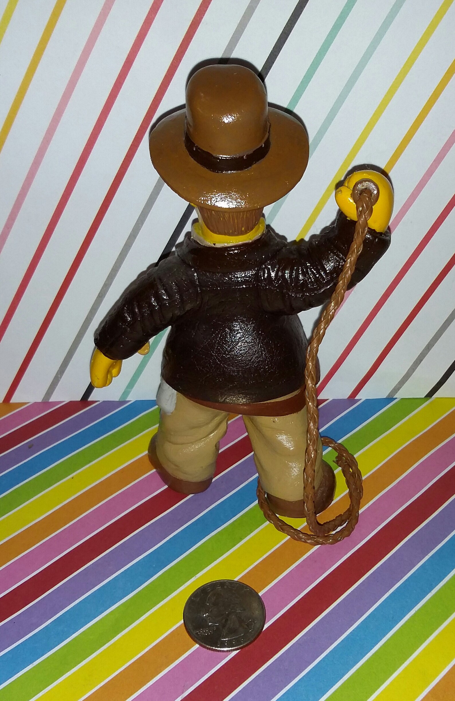Hand Cast and Painted the Simpsons Homer as Indiana Jones Model Figure ...