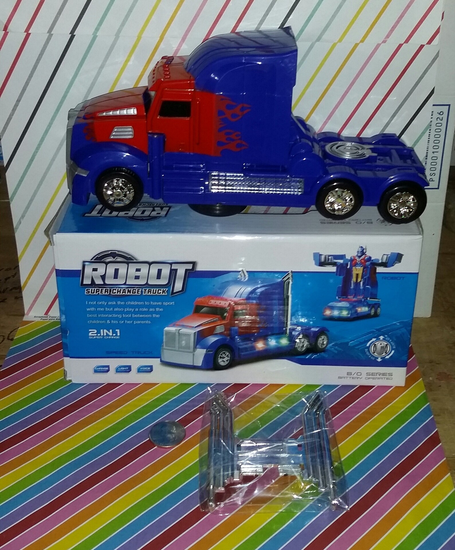 Battery Operated Bootleg Transformers Optimus Prime W/ Lights | Etsy