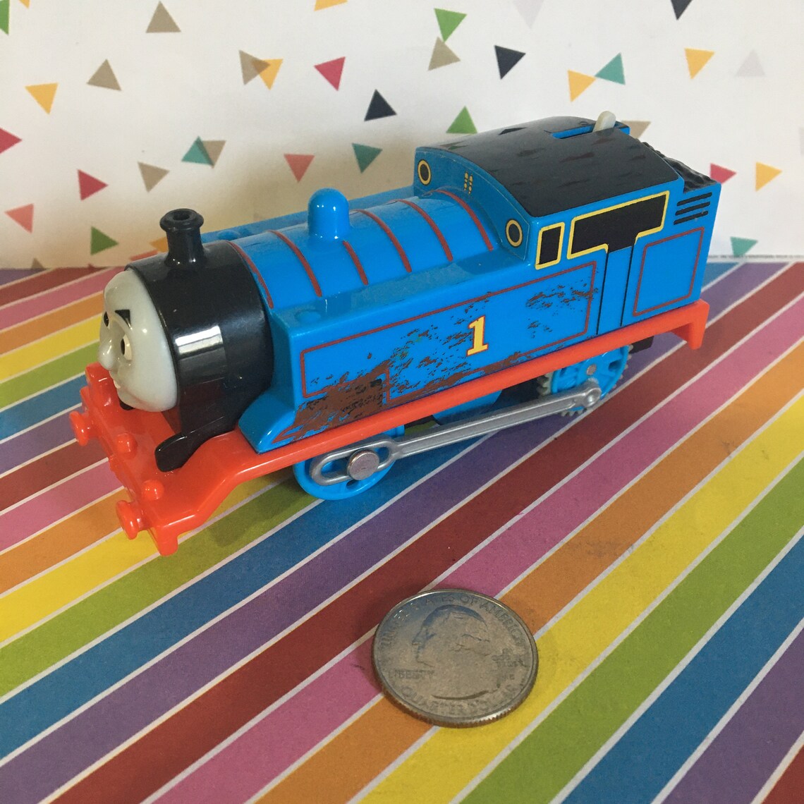 Mattel Thomas the Tank Engine (mud Covered) Motorized Toy - Works ...