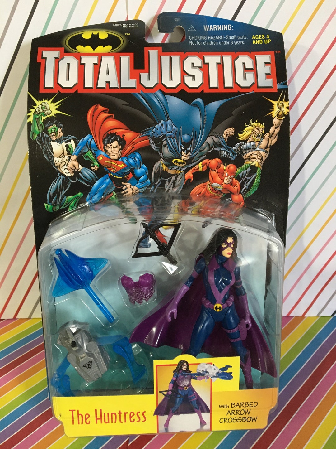 Vintage 1996 Hasbro DC Comics Total Justice Carded Huntress Figure - Etsy