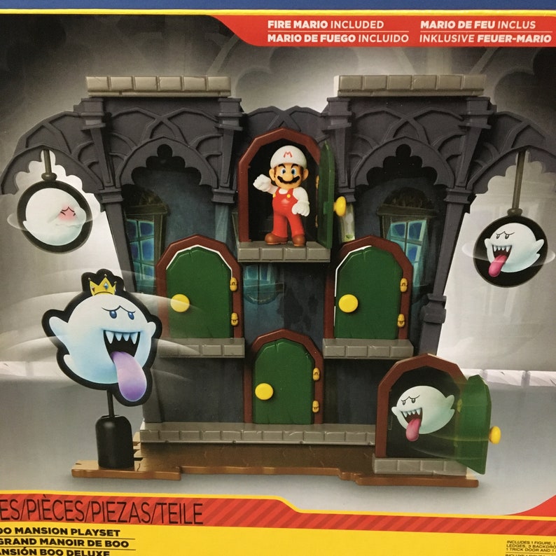 Boo Mansion Playset Deluxe Jakks Pacific NEW Super Mario - Etsy