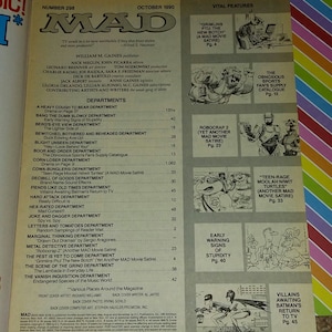 Vintage 1990 Mad Magazine Gremlins II Cover. 298 /w Mailer Cover - Etsy