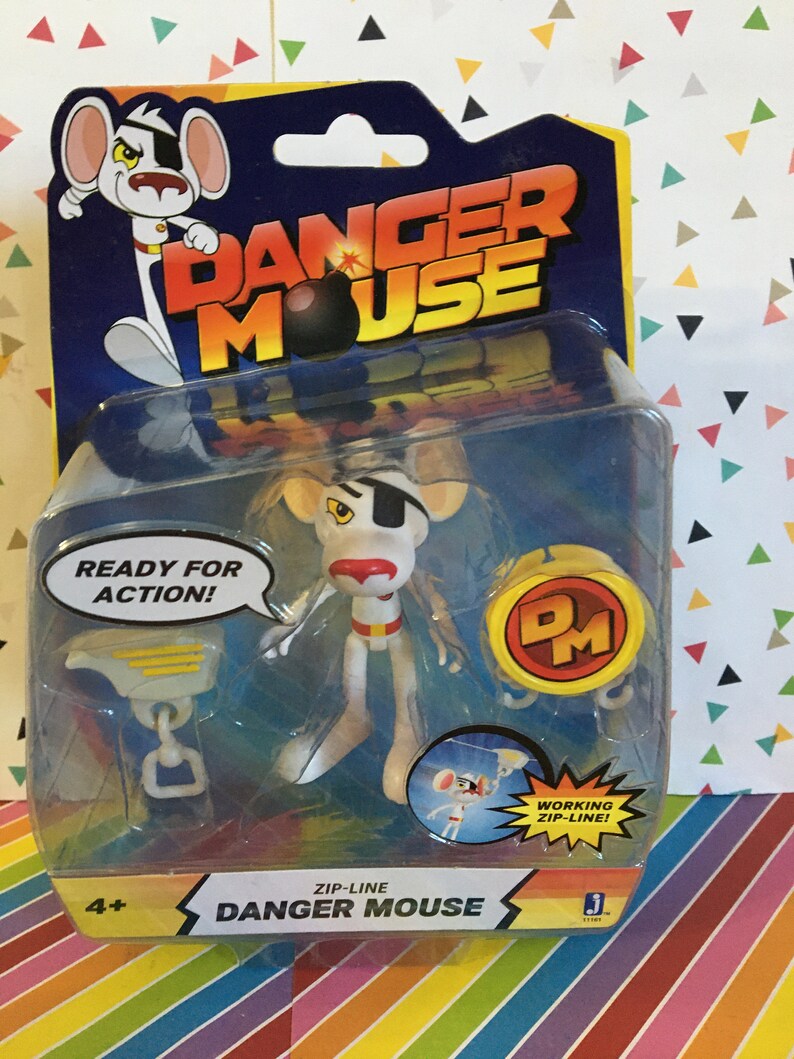 Carded Danger Mouse Figures Undercover Siletto | Etsy