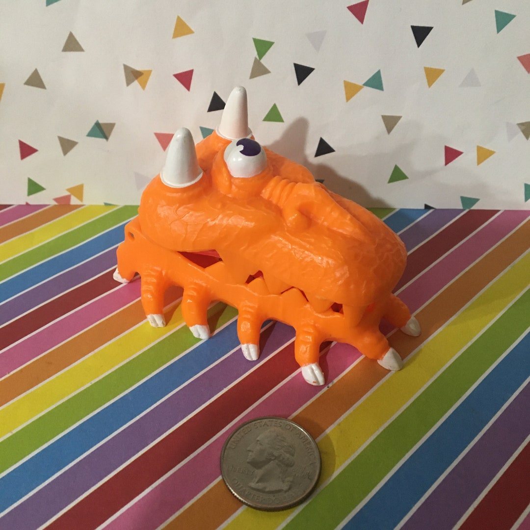 Vintage 1987 Kenner Ghostbusters Orange Cyclops Monster Mini Ghost Trap ...