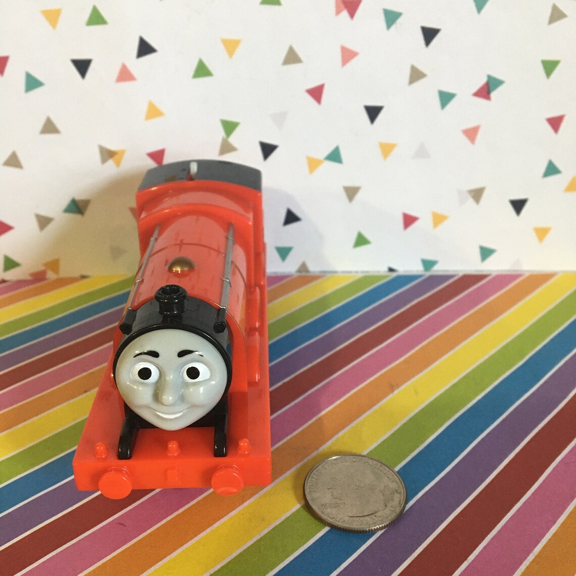Mattel Thomas the Tank Engine JAMES Motorized Toy Works - Etsy