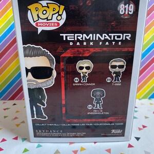 Funko Pop Terminator Dark Fate T-800 Schwarzenegger Figure Boxed 819 - Etsy
