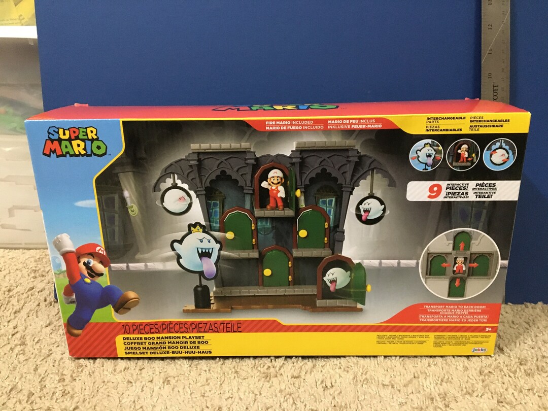Boo Mansion Playset Deluxe Jakks Pacific NEW Super Mario Brothers ...