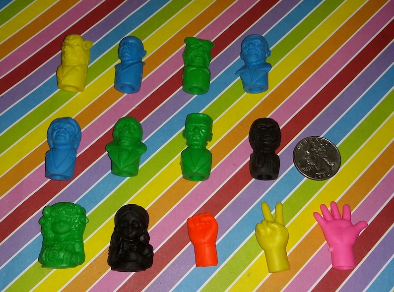 Vintage 1970s Japanese Monster Horror Pencil Topper Erasers - Etsy