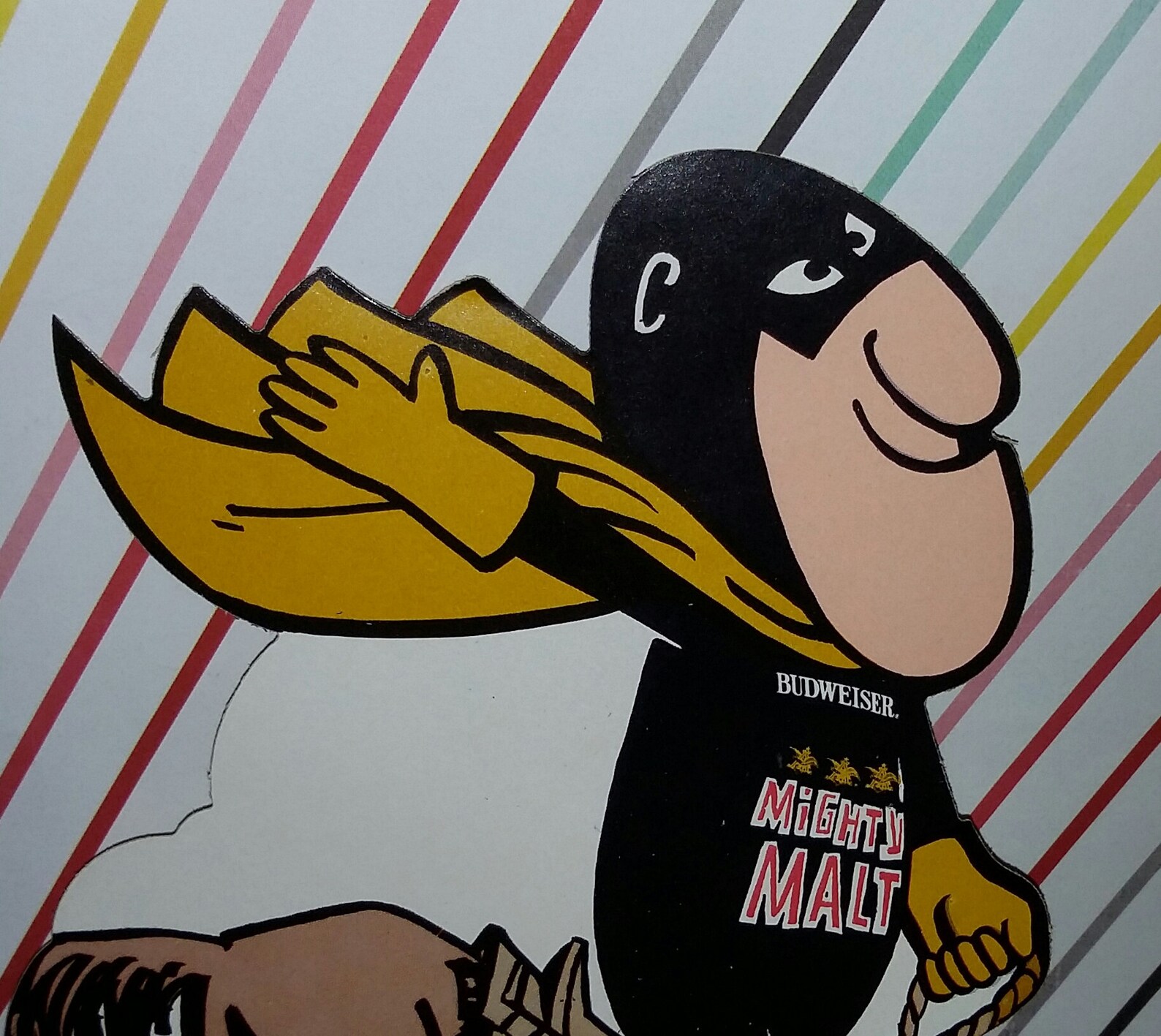 Vintage 1970s Budweiser Bud Man Mighty Malt Bronco Unused Sticker - Etsy