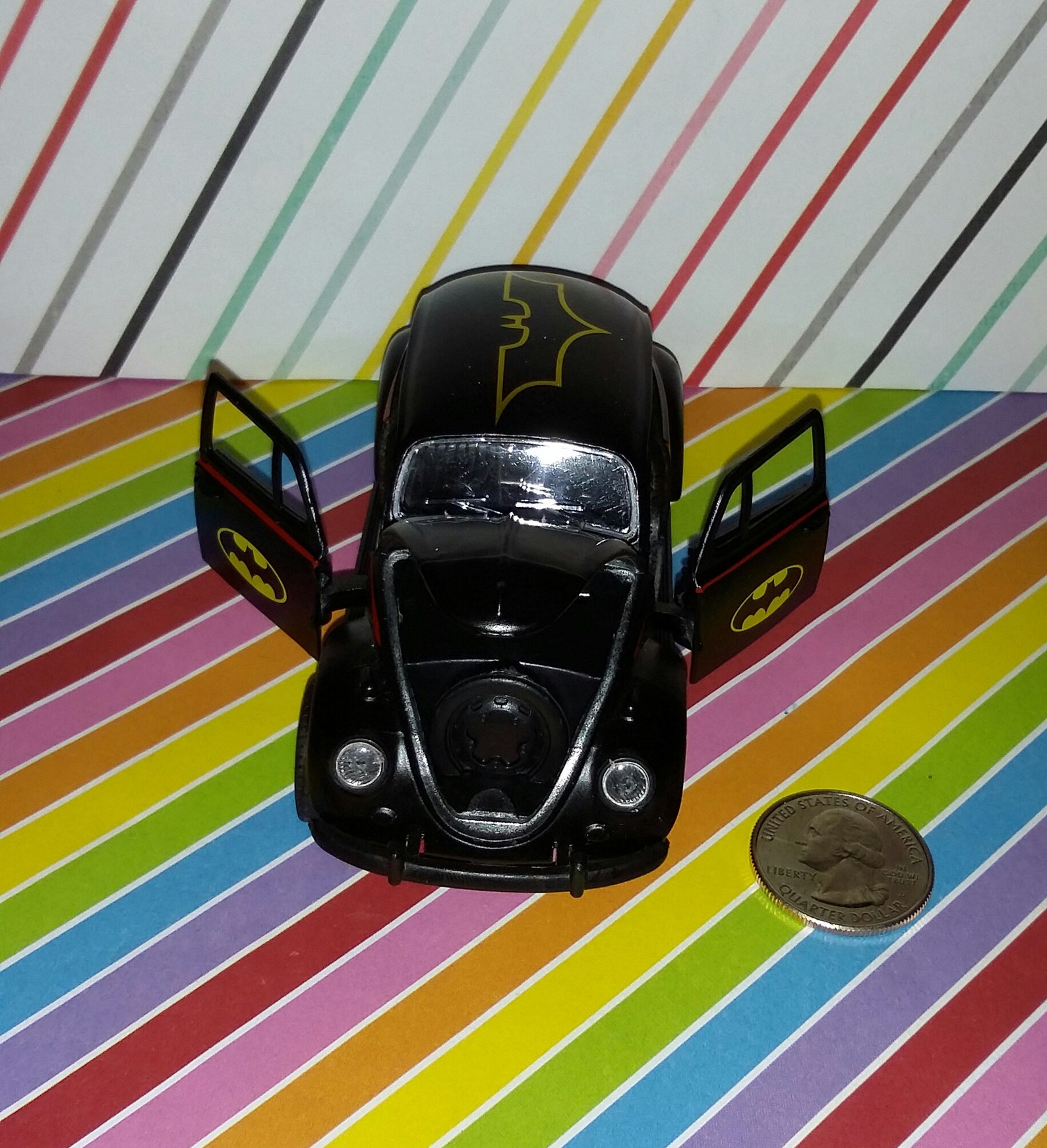 Die Cast Batman Bootleg Batmobile 1:32 VW Volkswagen Beetle - Etsy
