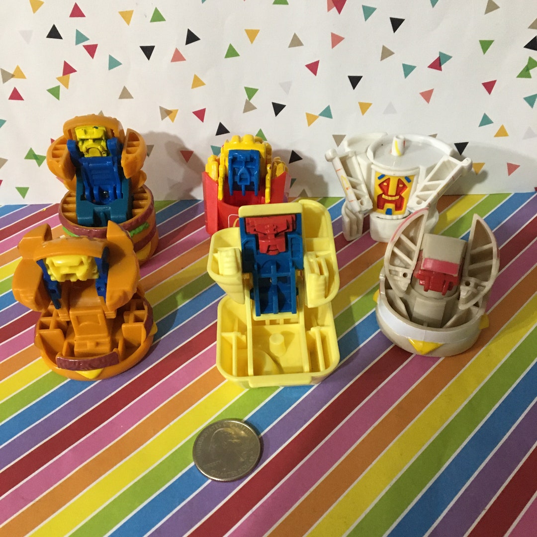 Vintage 1980s Mcdonalds Changeable Robot Happy Meal Toys - Etsy