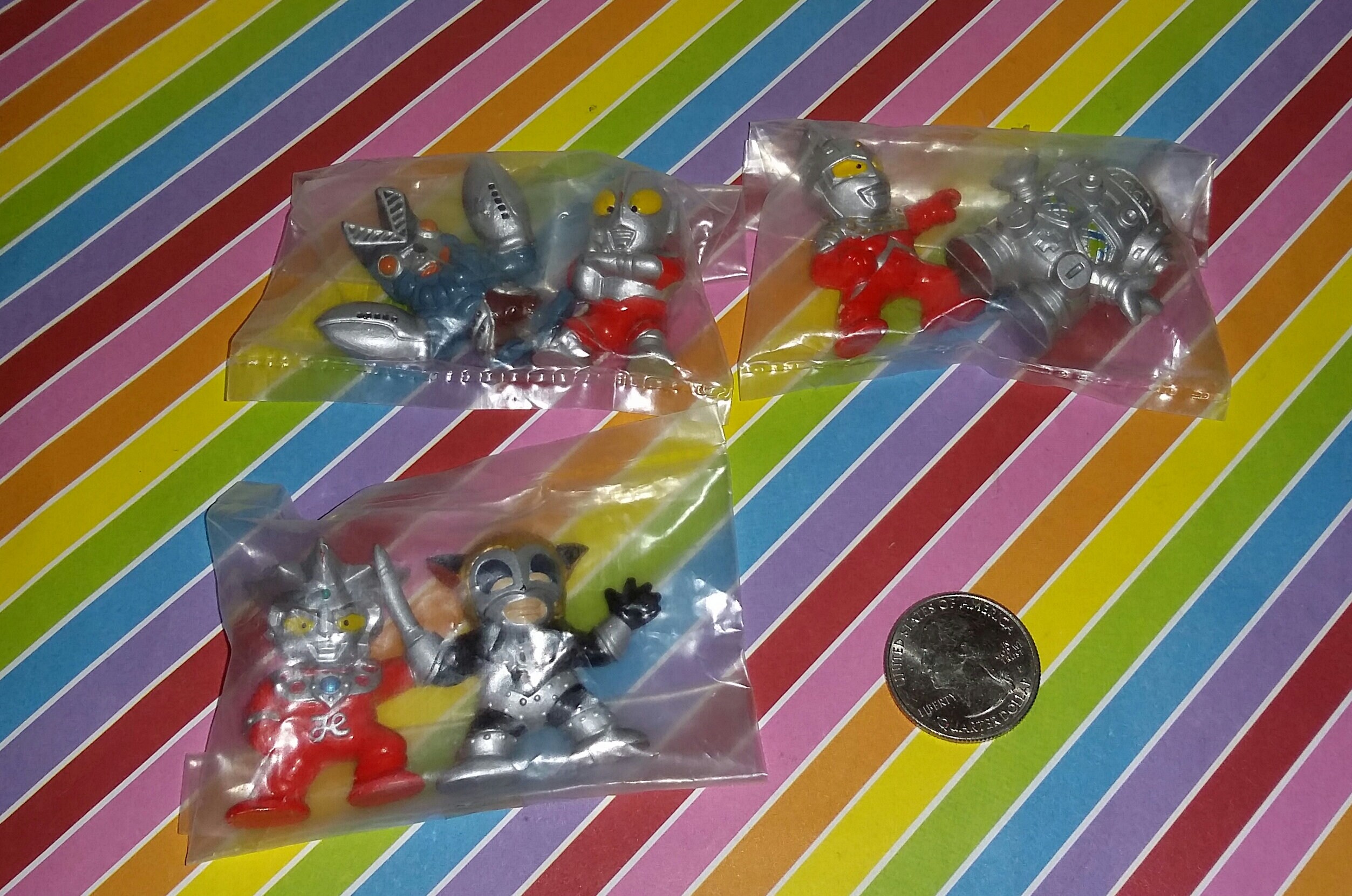 Lot of 8 Ultraman Mini Figures - Etsy