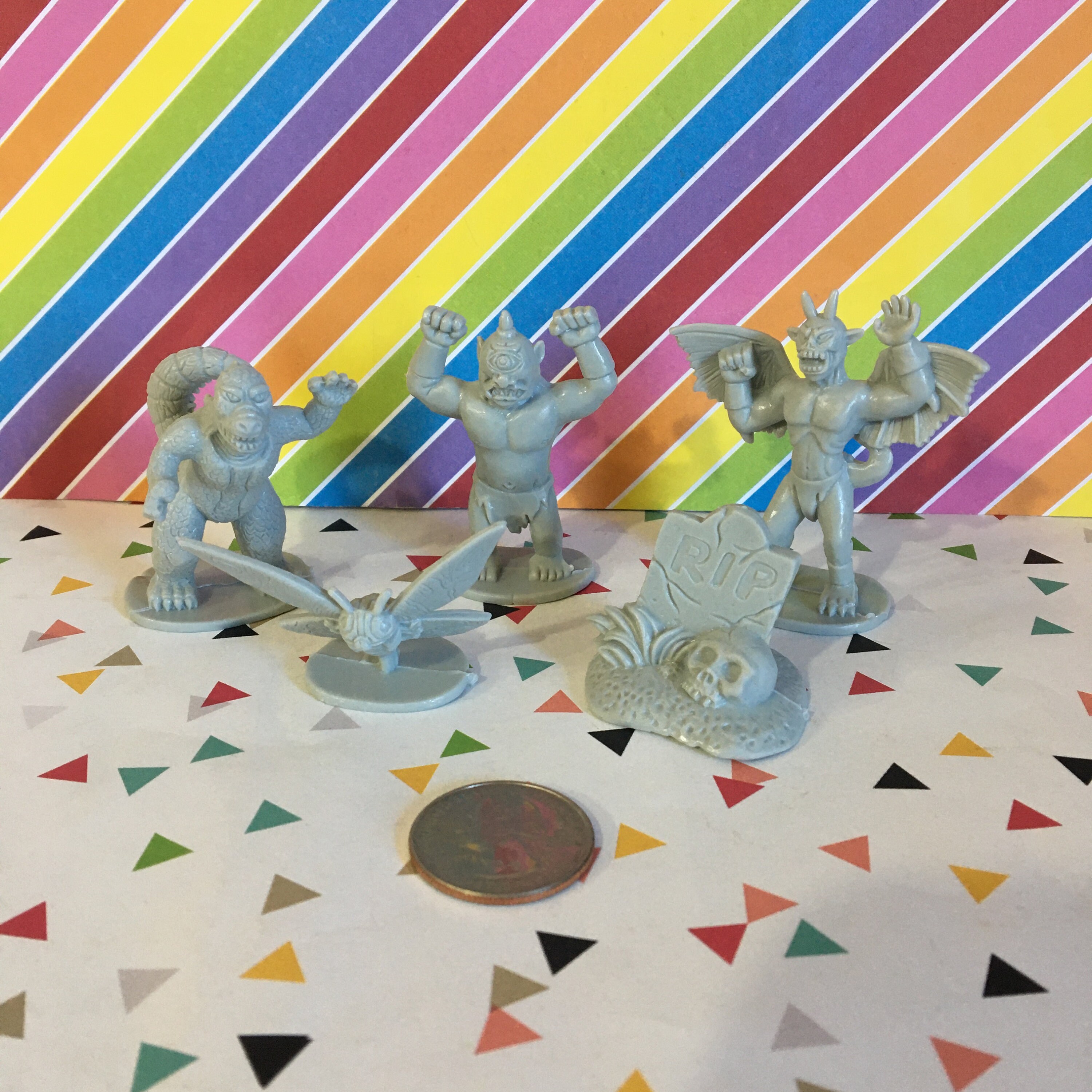 Set of 10 Universal Monsters Plastic Mini Figures godzilla - Etsy