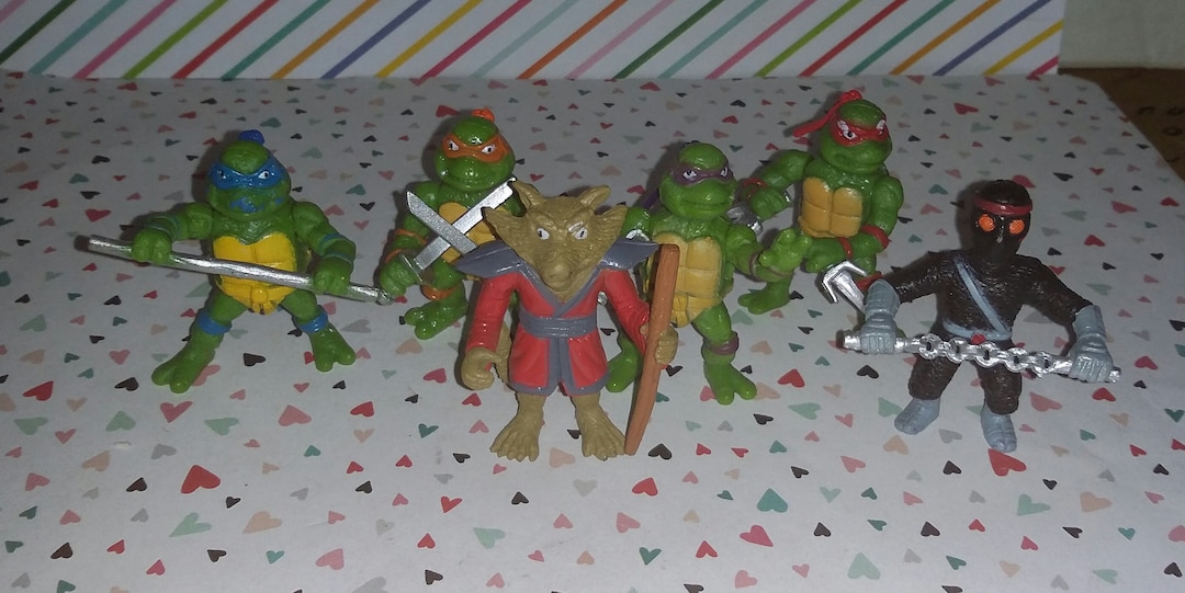 Lot of 6 Mini Bootleg Teenage Mutant Ninja Turtles Figures - Etsy