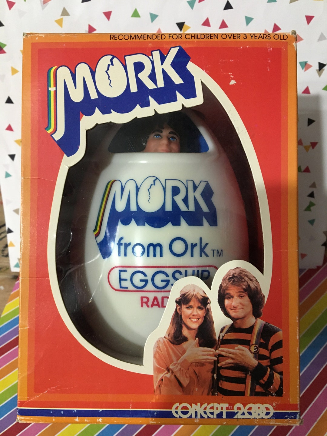 Vintage 1979 Mork From Ork Egg Ship AM Transistor Radio Mork - Etsy