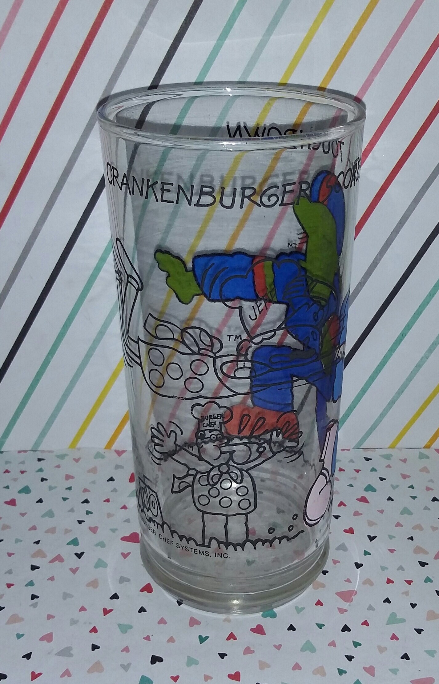 Vintage 1977 Burger Chef Crankenstein Promo Glass | Etsy