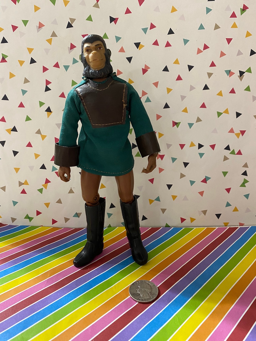 Vintage Cipsa Planet of the Apes Mexican Mego Cornelius Galen Figure ...