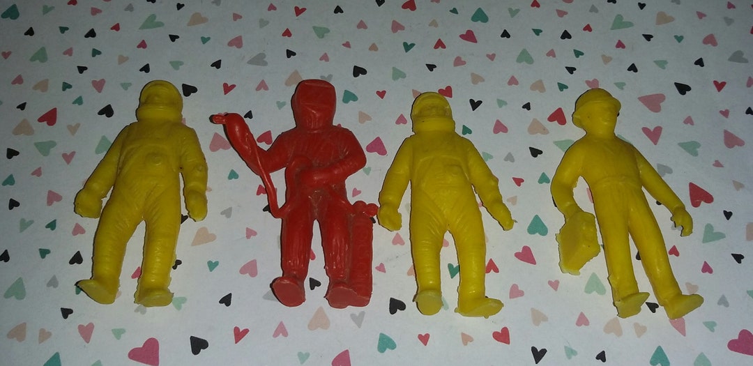 Vintage Lot of 4 Palmer Plastics Space Figures - Etsy