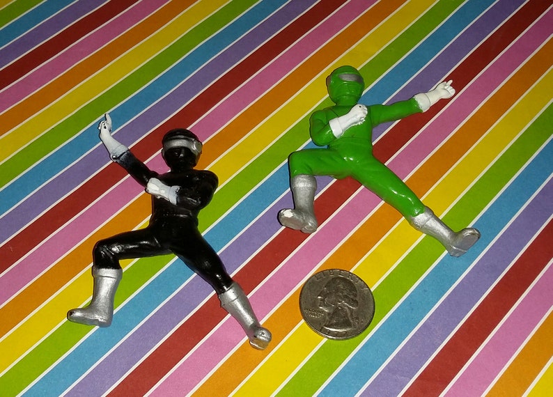 Vintage Lot of 4 PVC Japanese Power Ranger Like Figures - Etsy