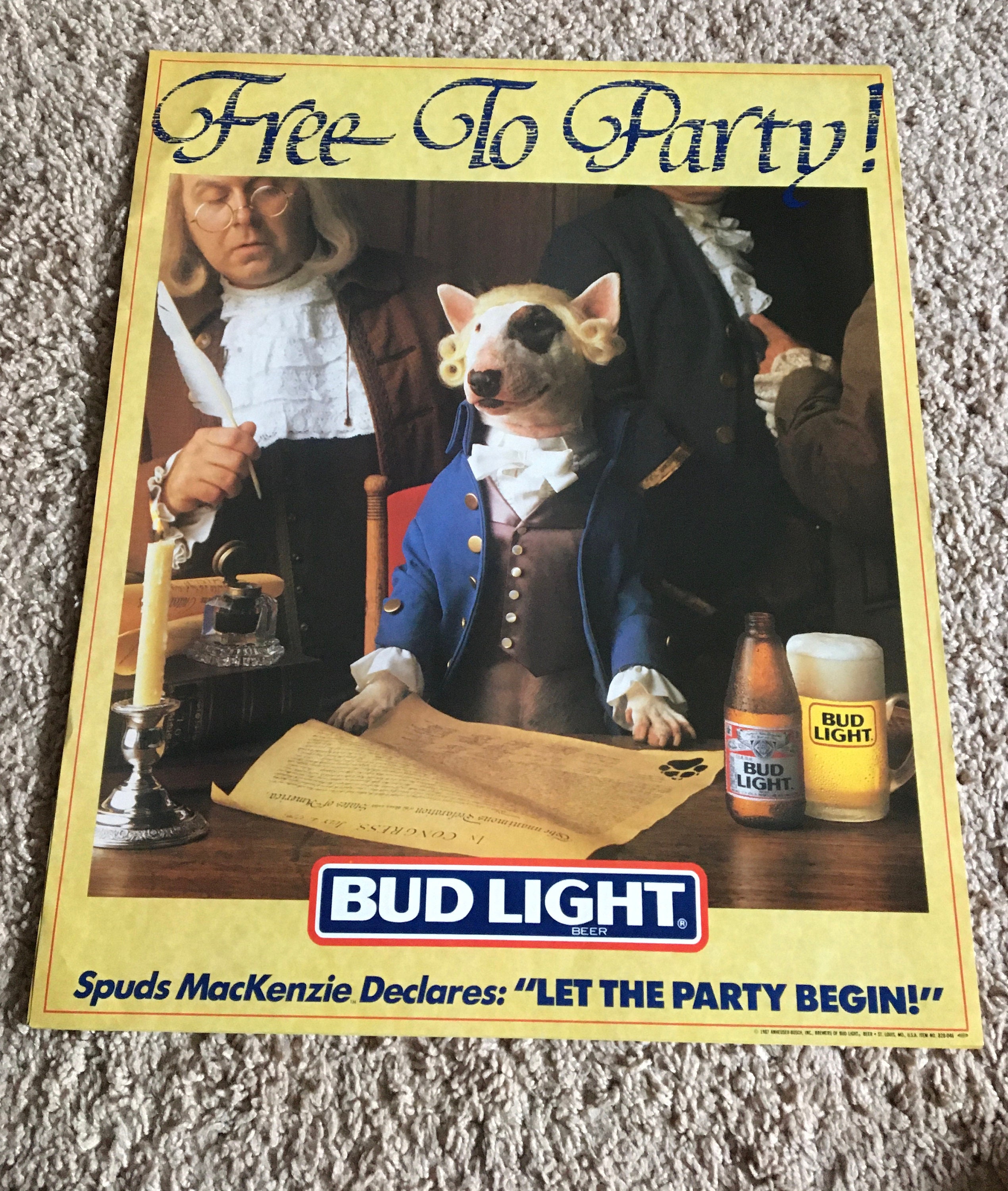 Spuds Mackenzie Ad