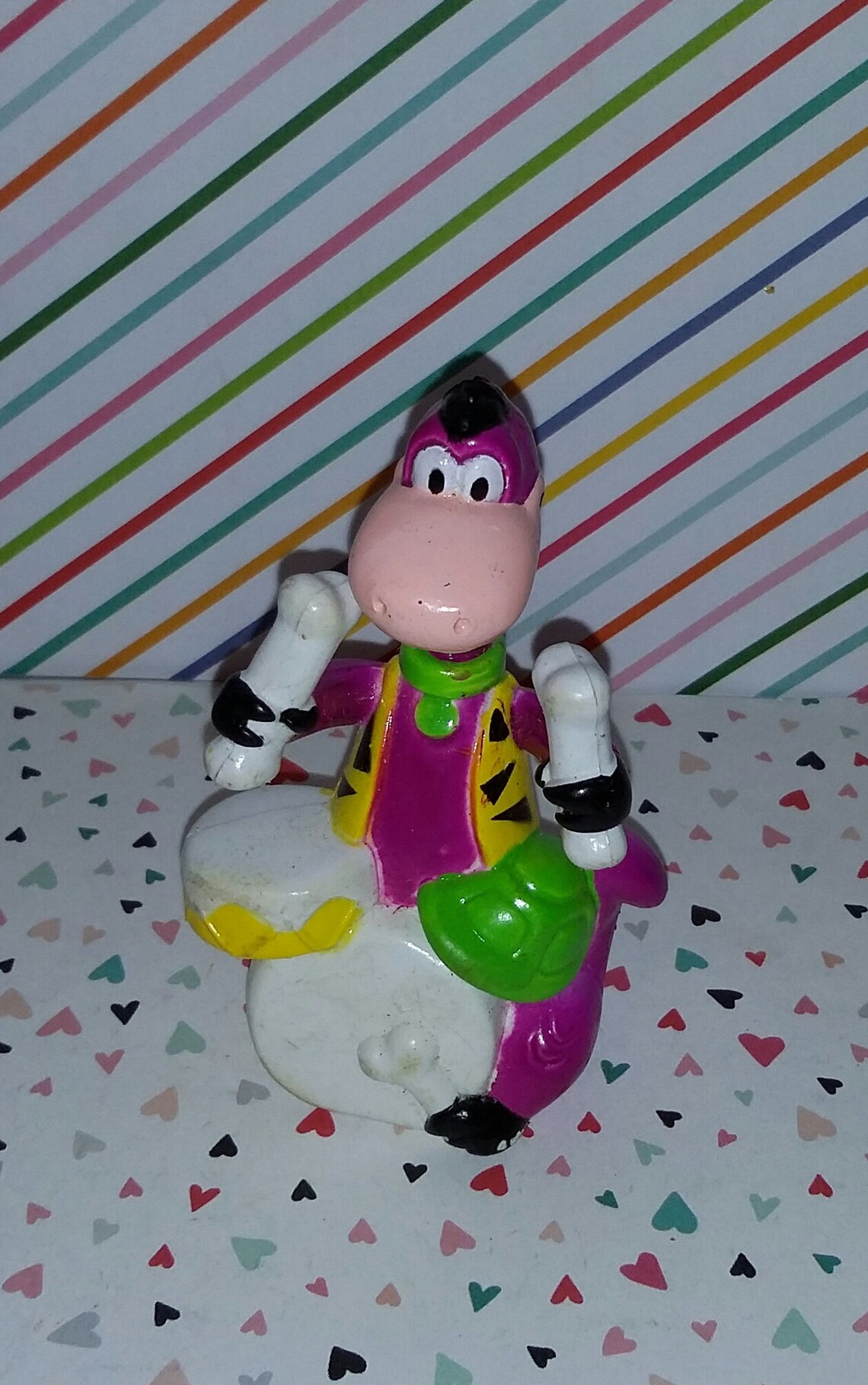 Vintage 90s Post Fruity Pebbles Cereal Rock Band Dino Premium - Etsy