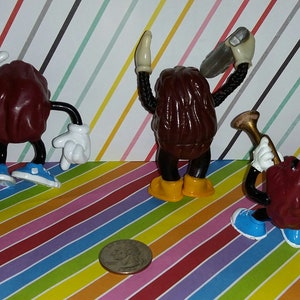 Vintage Lot of 3 1980s California Raisin PVC Figures - Etsy