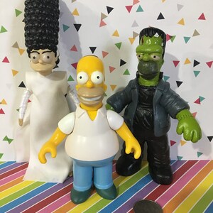 Hand Cast and Painted the Simpsons Homer as Frankenstein and - Etsy
