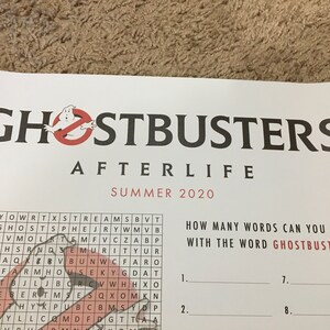 Ghostbusters Afterlife Movie Theater Promotional Mini Movie Poster - Etsy