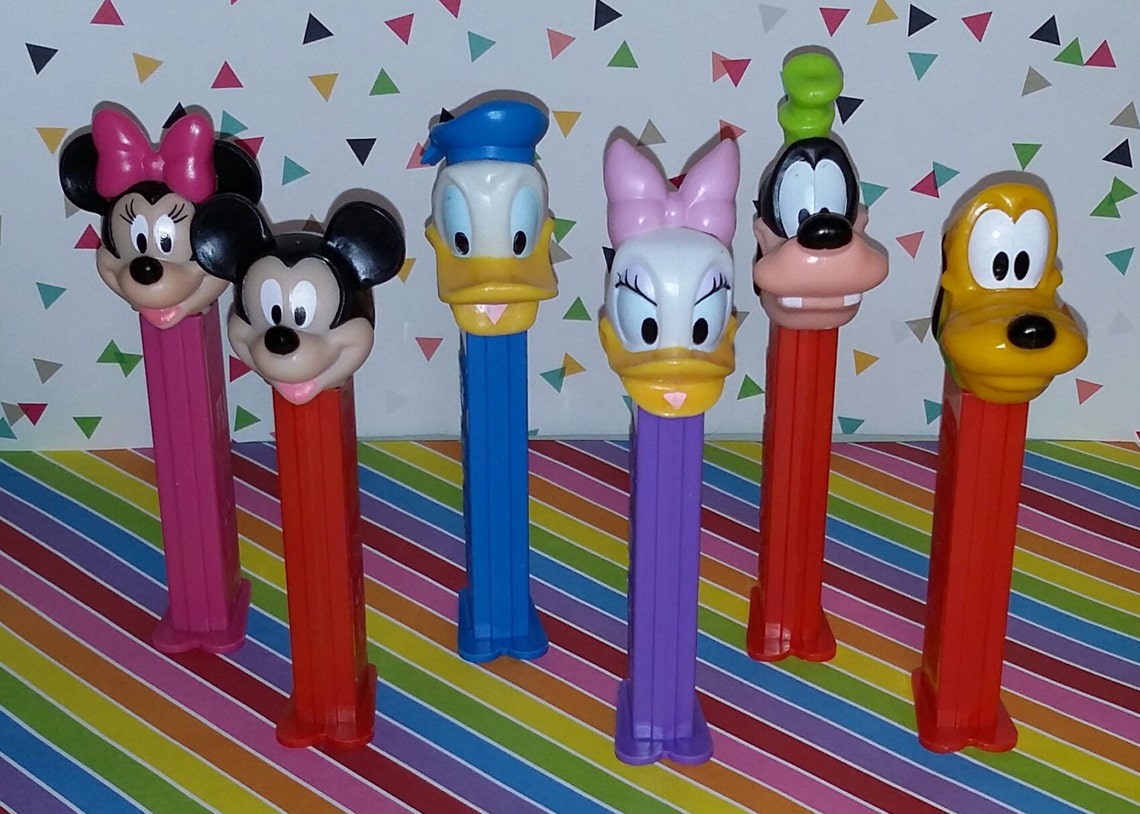 Vintage 1990s Disney Pez Dispensers Lot of 6 mickey Minnie - Etsy
