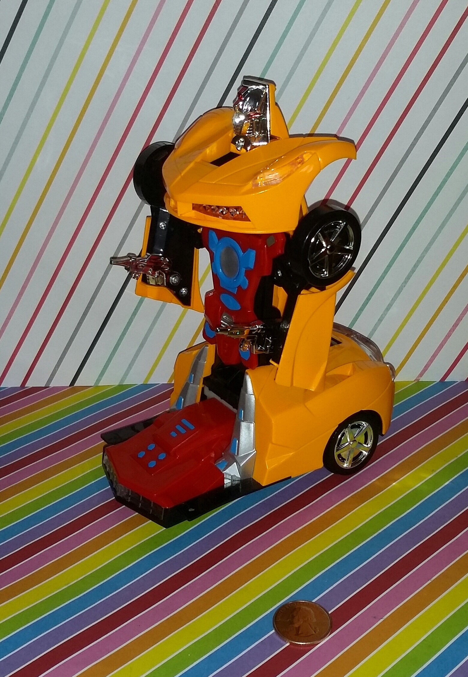 Battery Operated Bootleg Transformers Car W/ Sound | Etsy