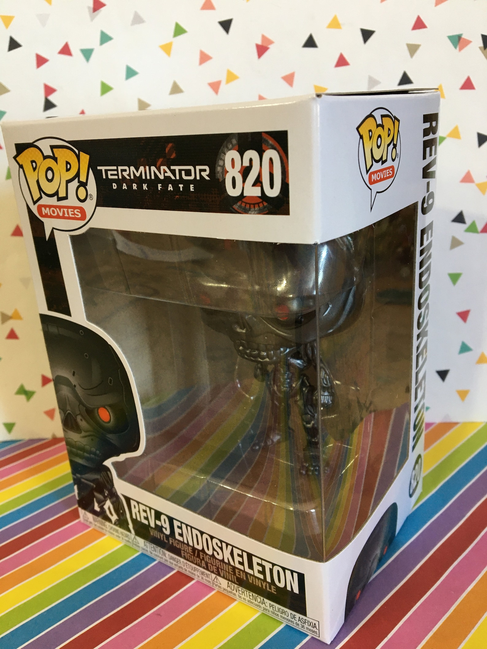Funko Pop Terminator Dark Fate REV 9 Endoskeleton 820 Boxed | Etsy