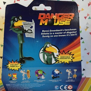 Carded Danger Mouse Figures Undercover Siletto - Etsy