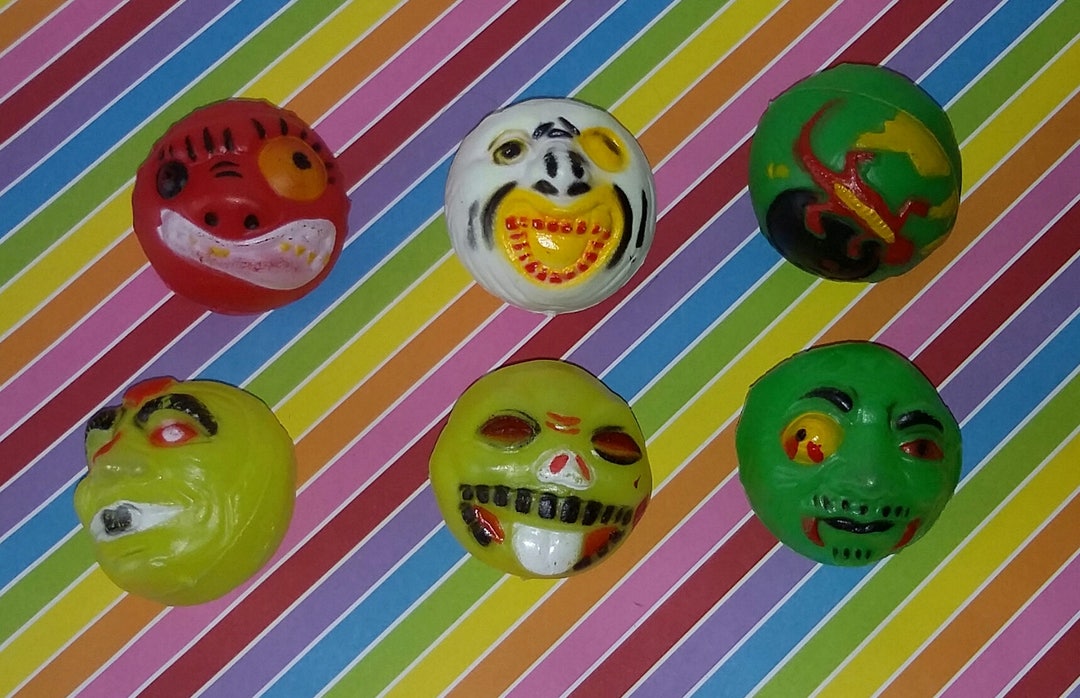 Vintage Lot of 6 1980s Vending Machine Bootleg Madballs Toys - Etsy