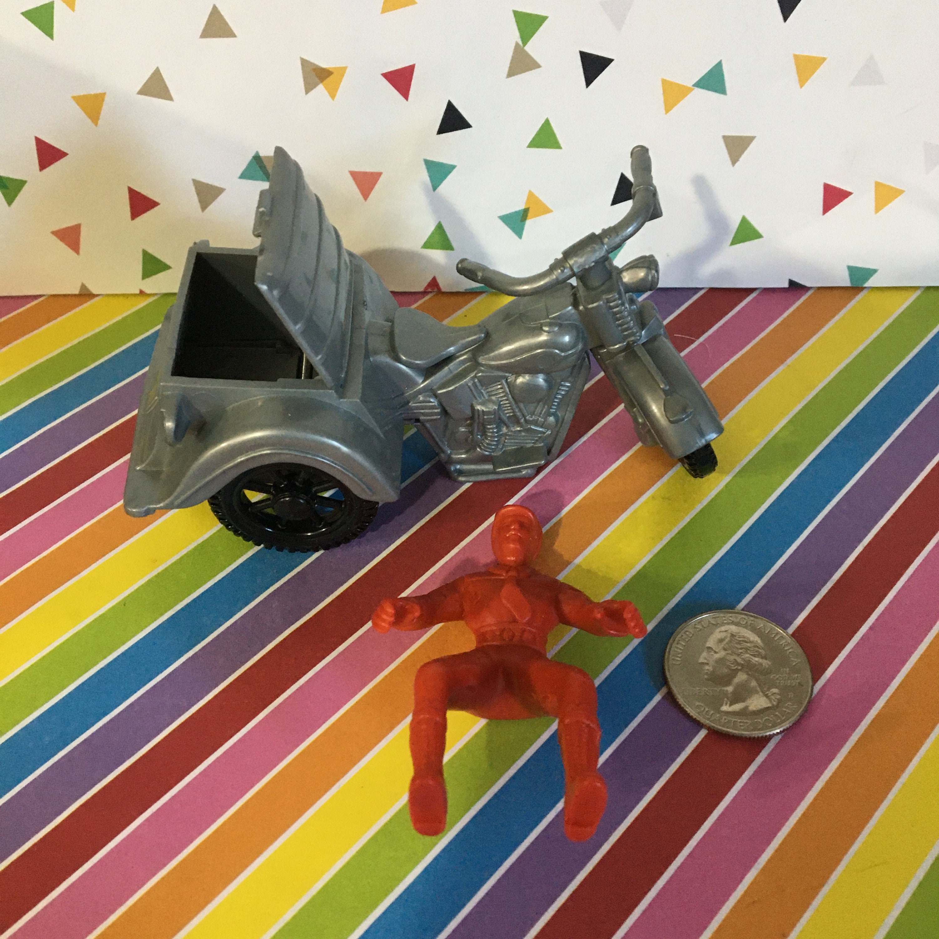 Reproduction Plastic 3 Wheel Service Cycle and Rider Toy - Etsy