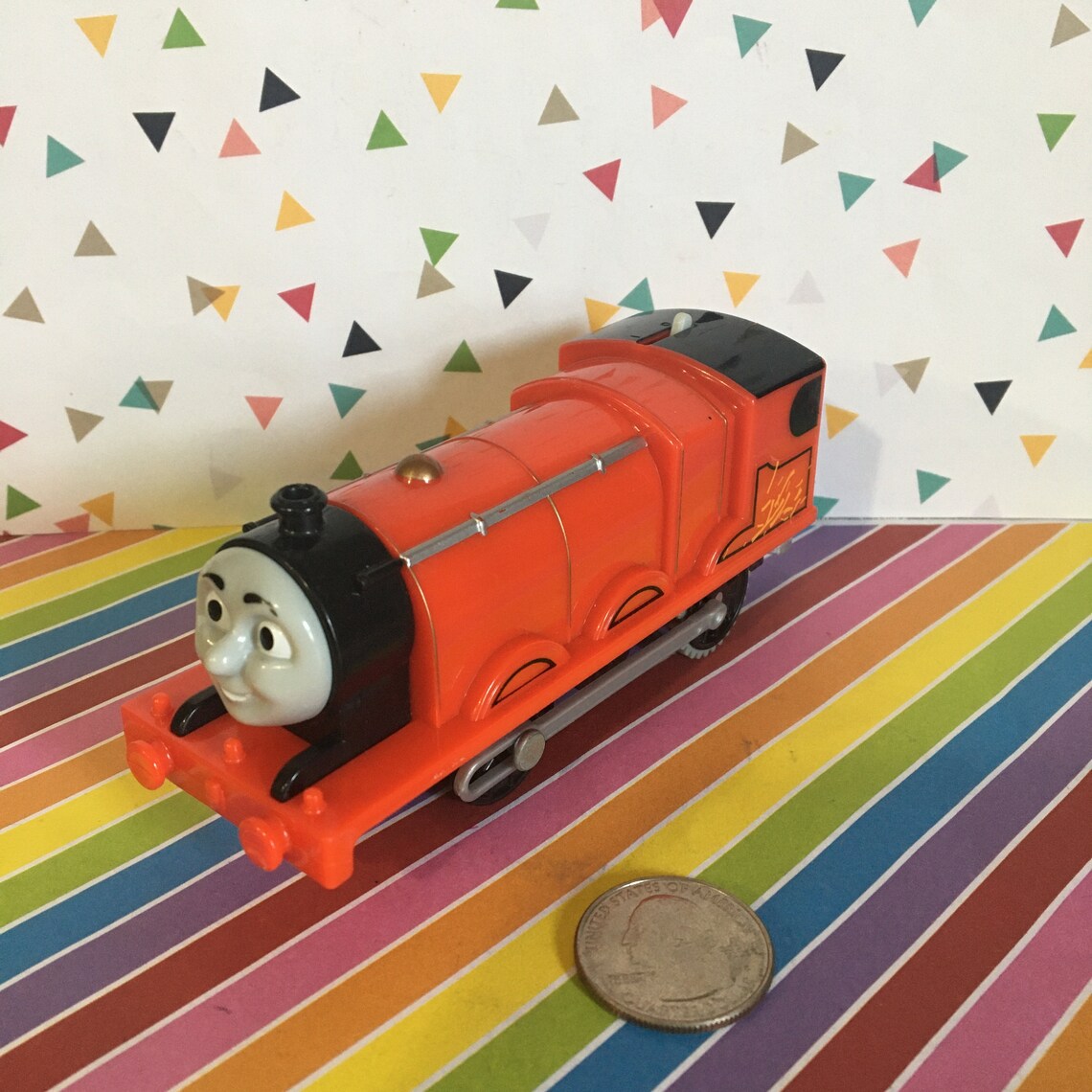 Mattel Thomas the Tank Engine JAMES Motorized Toy Works - Etsy
