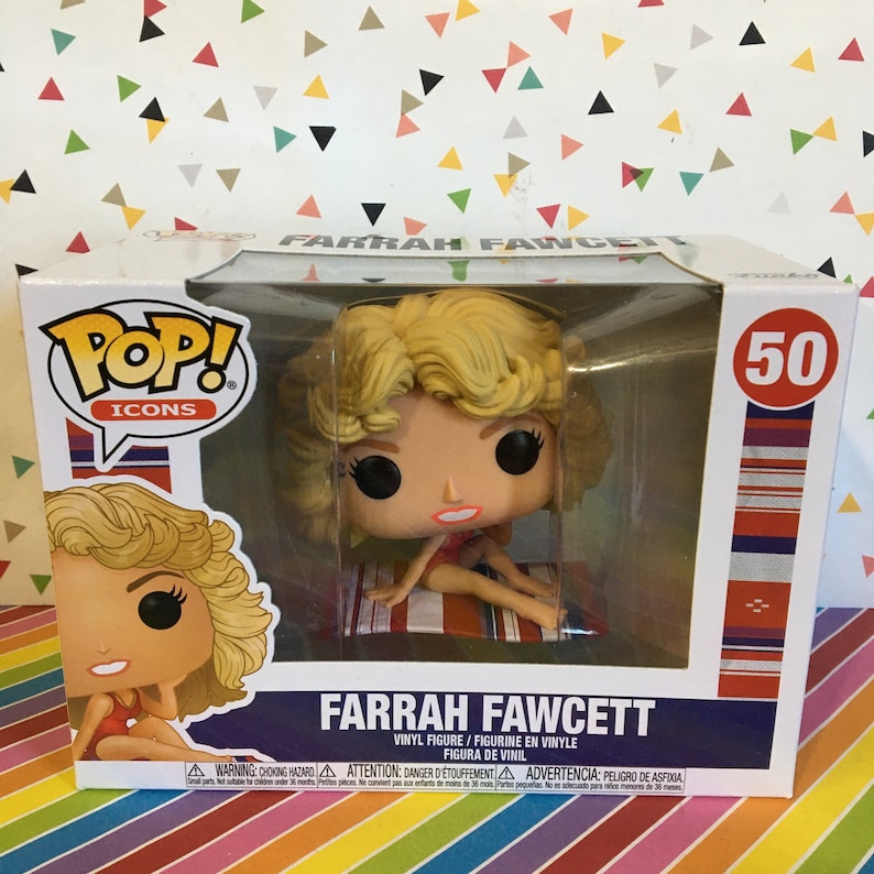 Funko Pop Farrah Fawcett Swimsuit Poster Boxed Figure - Etsy Canada