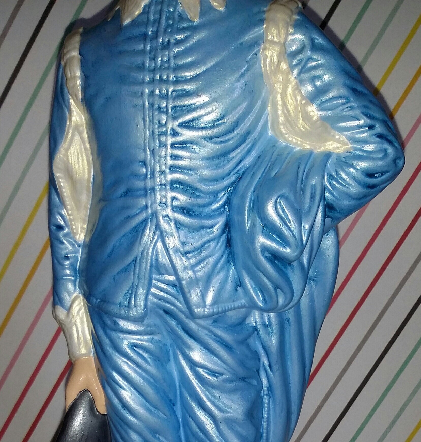 Hand Painted 12 Ceramic Little Boy Blue Statue | Etsy