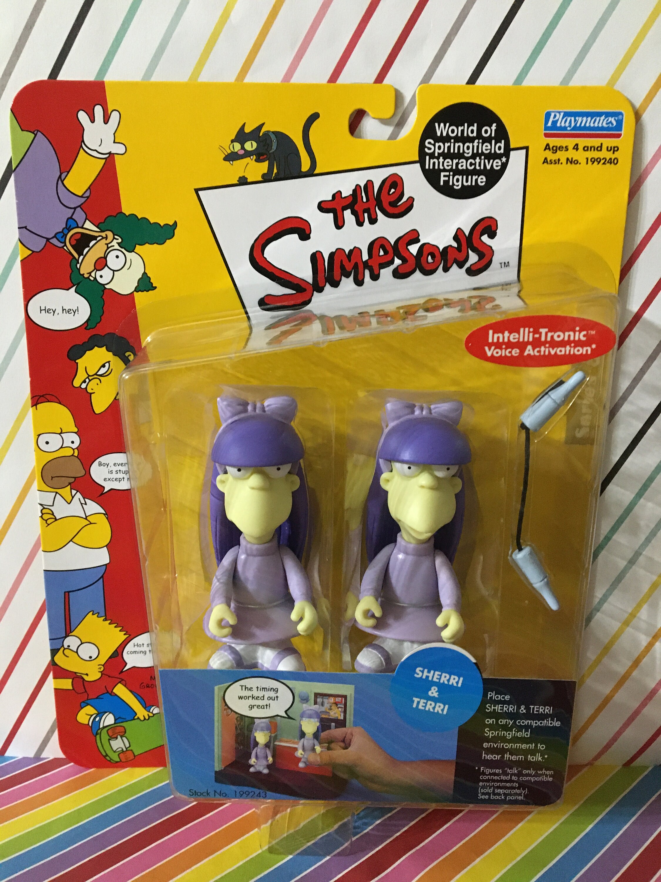 Simpsons Playmates World of Springfield Carded Sherri and - Etsy