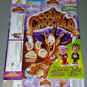 Vintage General Mills Count Chocula Monster Cereal Box - Funko Bobble ...