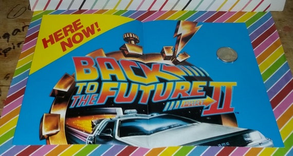 Vintage 1989 Topps Back to the Future II Promotional Cards | Etsy