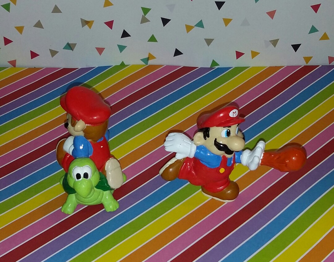 Vintage Super Mario Bros Applause PVC Figures - Etsy