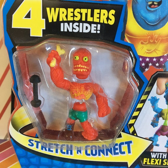 Carded Mutant Mania Stretch N Connect Wrestling Mini Figures Etsy UK