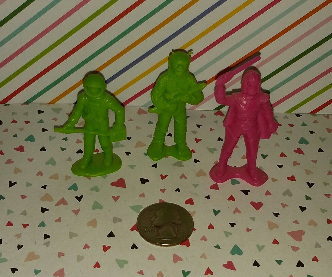 Vintage Lot of Tim Mee Space Figures - Etsy